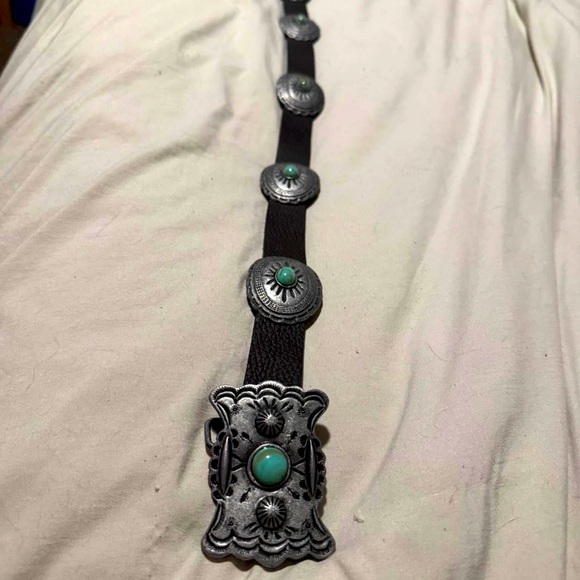 Double D Ranch | Accessories | Double D Ranch Balcones Leather Concho ...